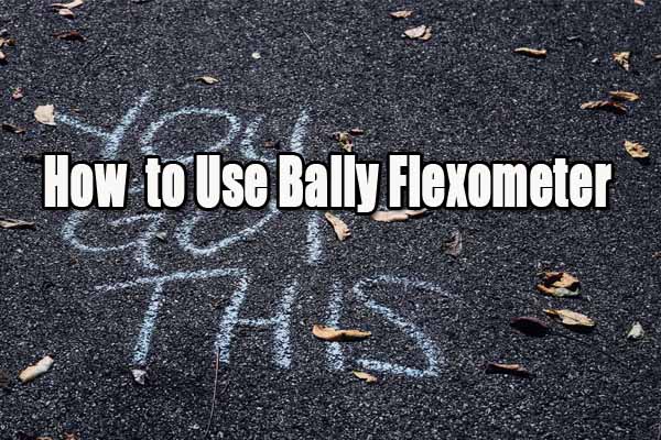 China Bally Flexometer for Sale | How to Perform Flex Test